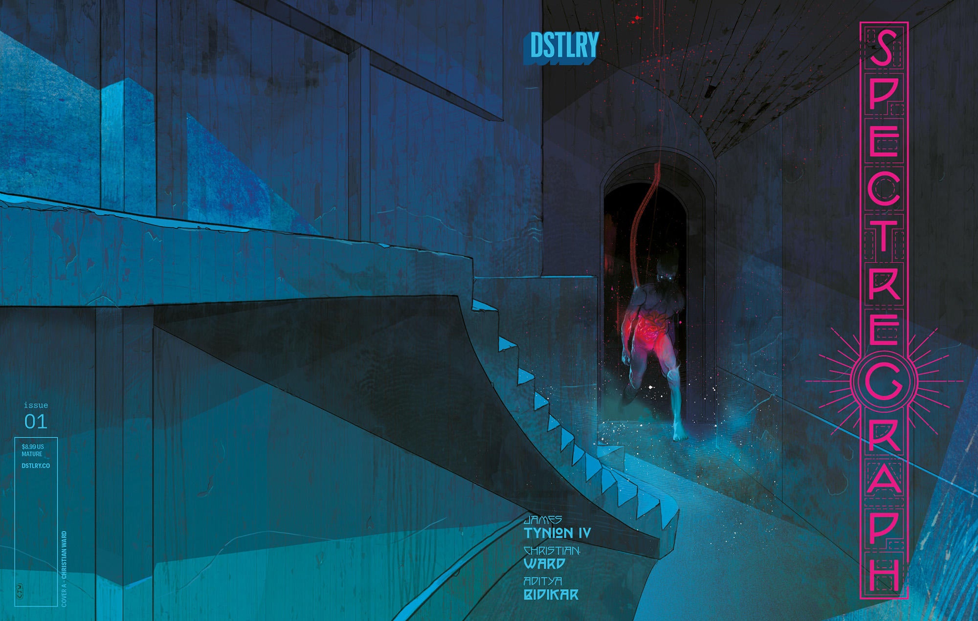 DSTLRY Reveals Dazzling Covers for Spectregraph #1 and Blasfamous #2 ...