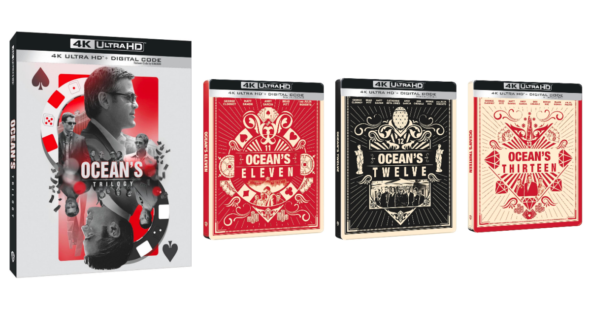Ocean's Trilogy 4K UHD Sets Steelbook, Box Set Release