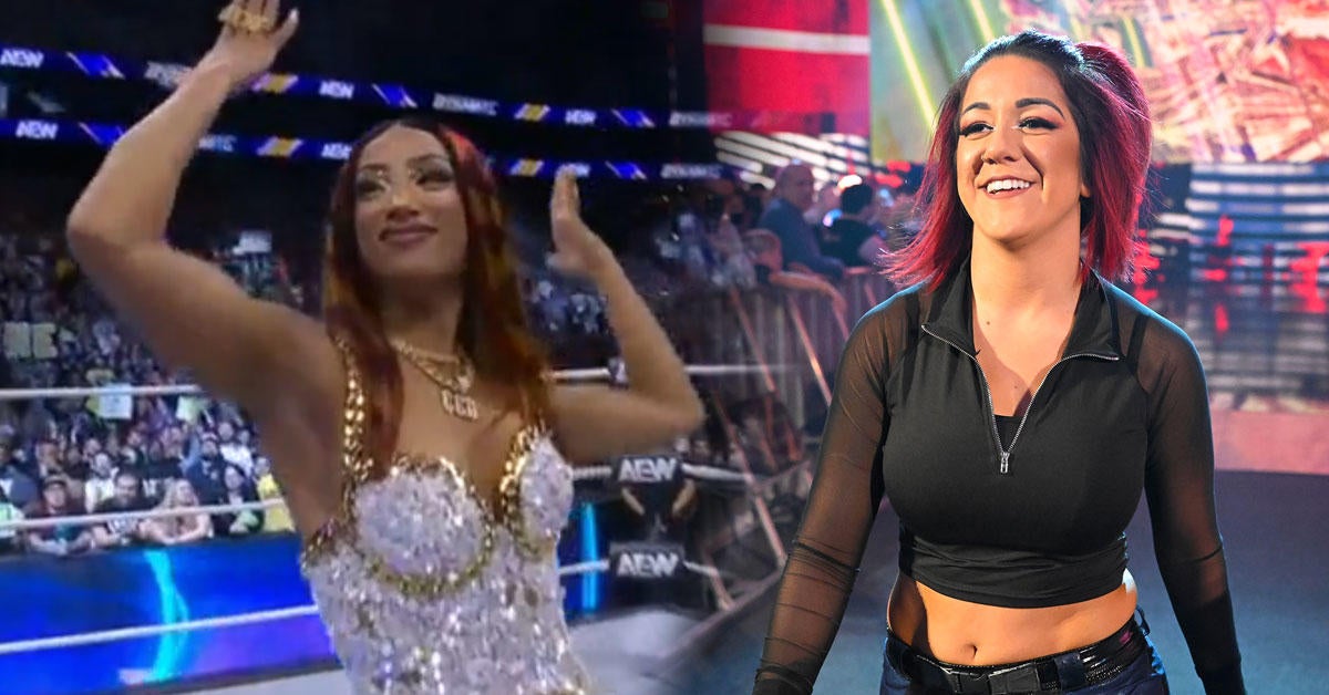 WWE's Bayley Spotted at Mercedes Mone's AEW Dynamite Debut