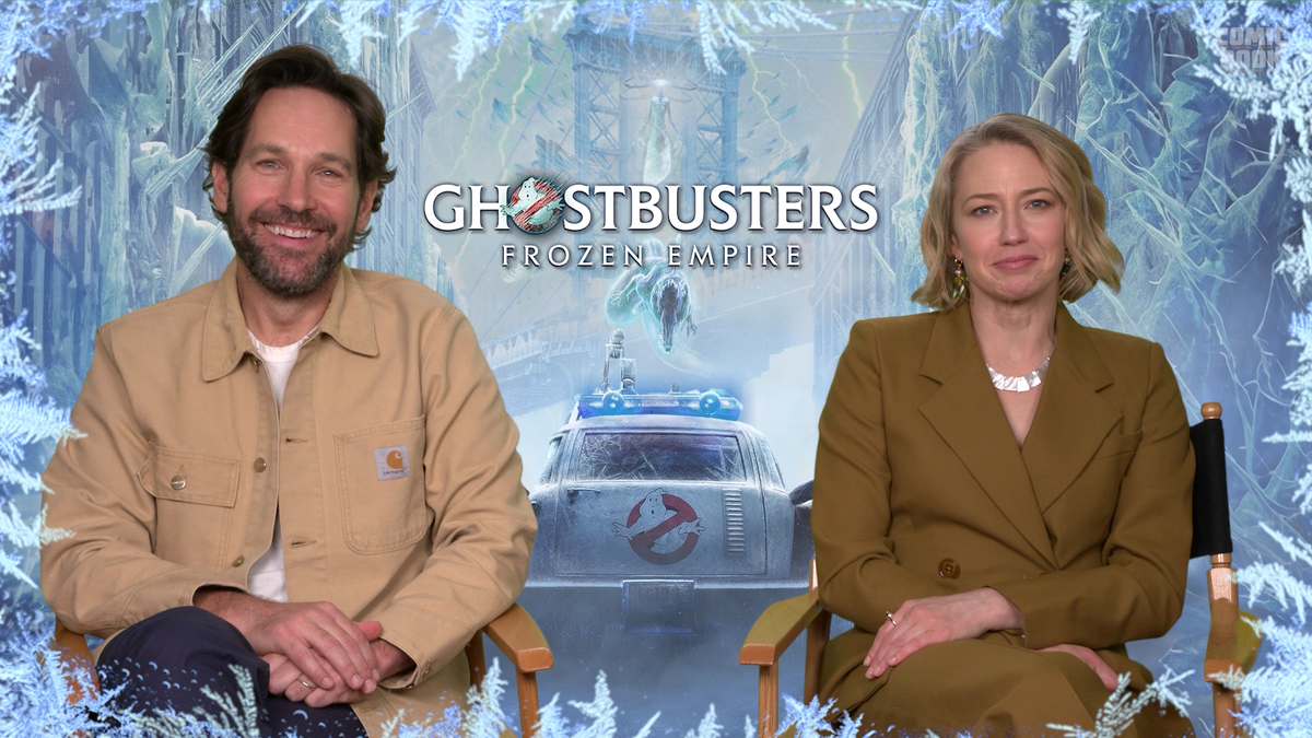 Paul Rudd and Carrie Coon Speculate on How Ant-Man Might Capture Ghosts