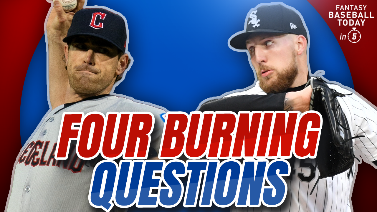 Four Burning Questions! Garrett Crochet, Shane Bieber & More Stream of ...