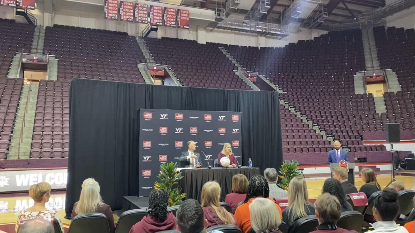 Megan Duffy introduced as the new Virginia Tech Women's Basketball ...