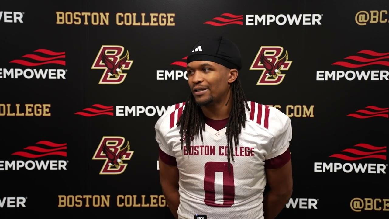RB Treshaun Ward discusses first camp with Boston College Stream of ...