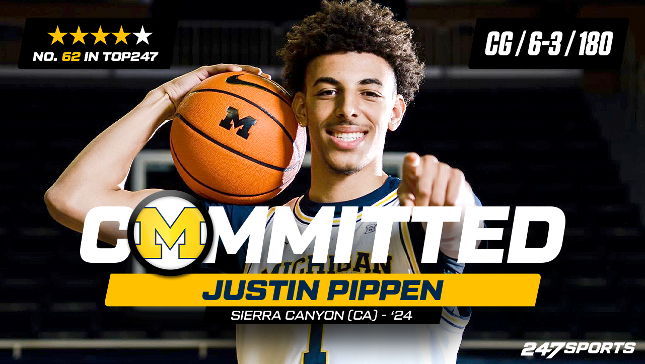 WATCH: 4-star CG Justin Pippen commits to Michigan Stream of General ...
