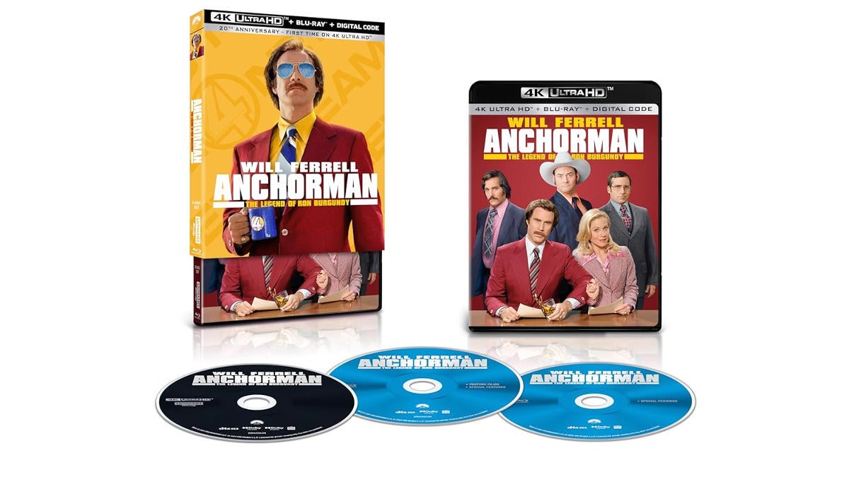 Anchorman: The Legend of Ron Burgundy Celebrates 20 Years With a 4K Blu ...
