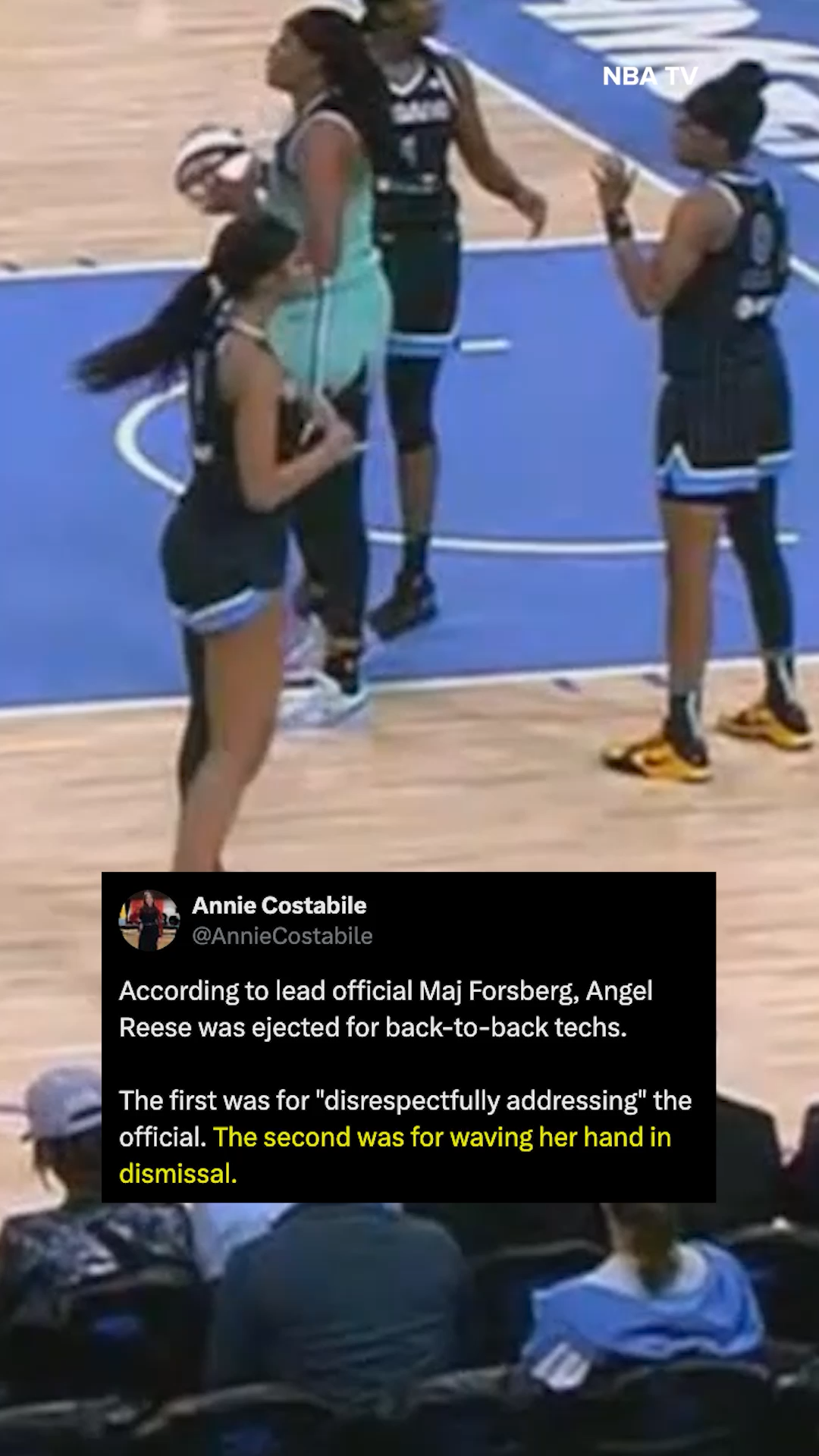 Angel Reese EJECTED Stream of WNBA - CBSSports.com