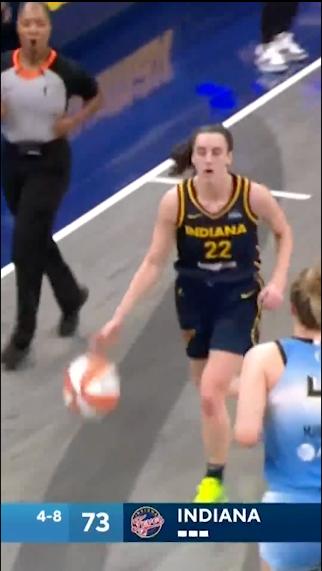 Clark block to the assist 😤 Stream of WNBA - CBSSports.com