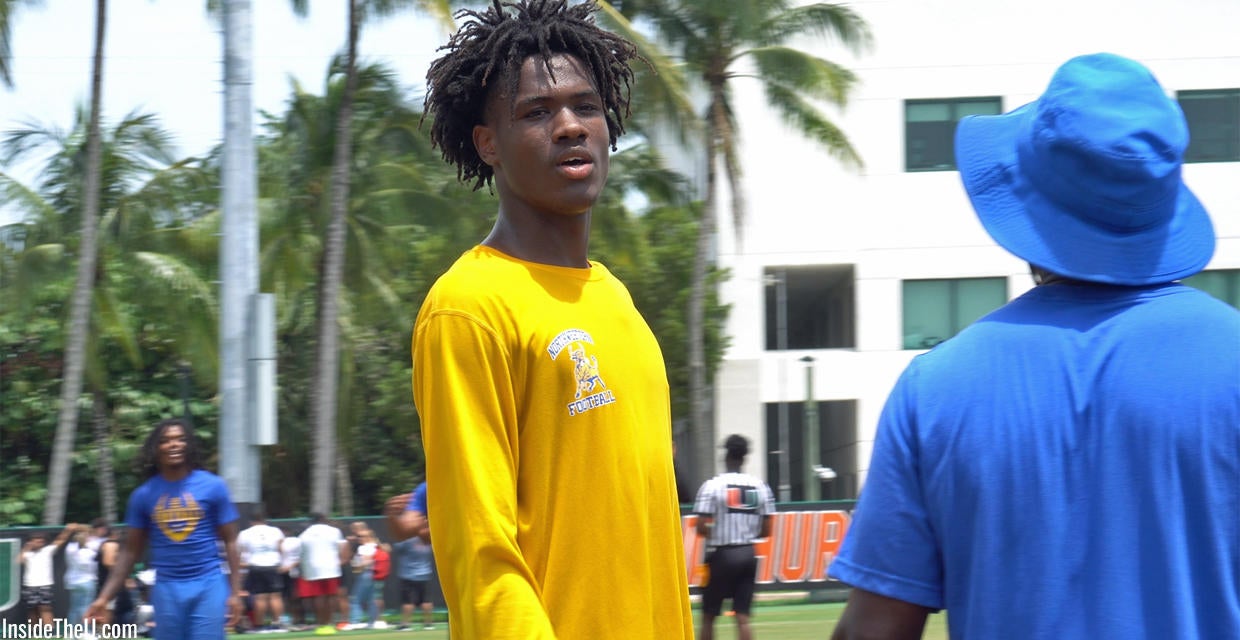 2026 WR Calvin Russell at Miami 7-on-7 camp Stream of General Videos ...
