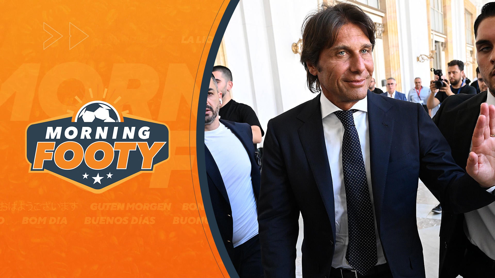 Thursday Morning Footy: Antonio Conte Talks Napoli, Alex Morgan Left ...