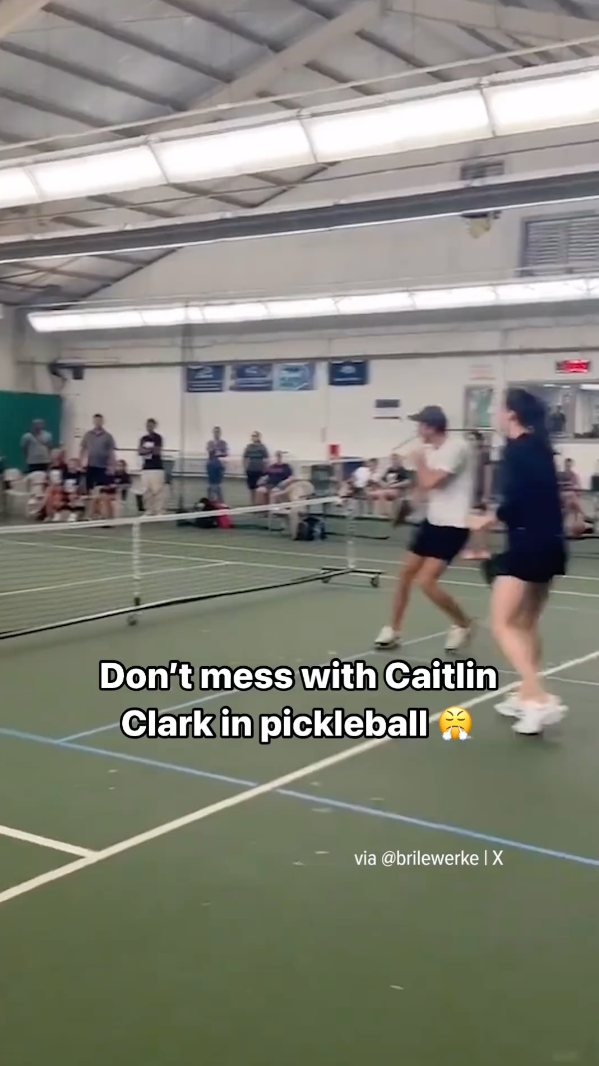 Don't mess with Caitlin Clark in pickleball Stream of WNBA - CBSSports.com