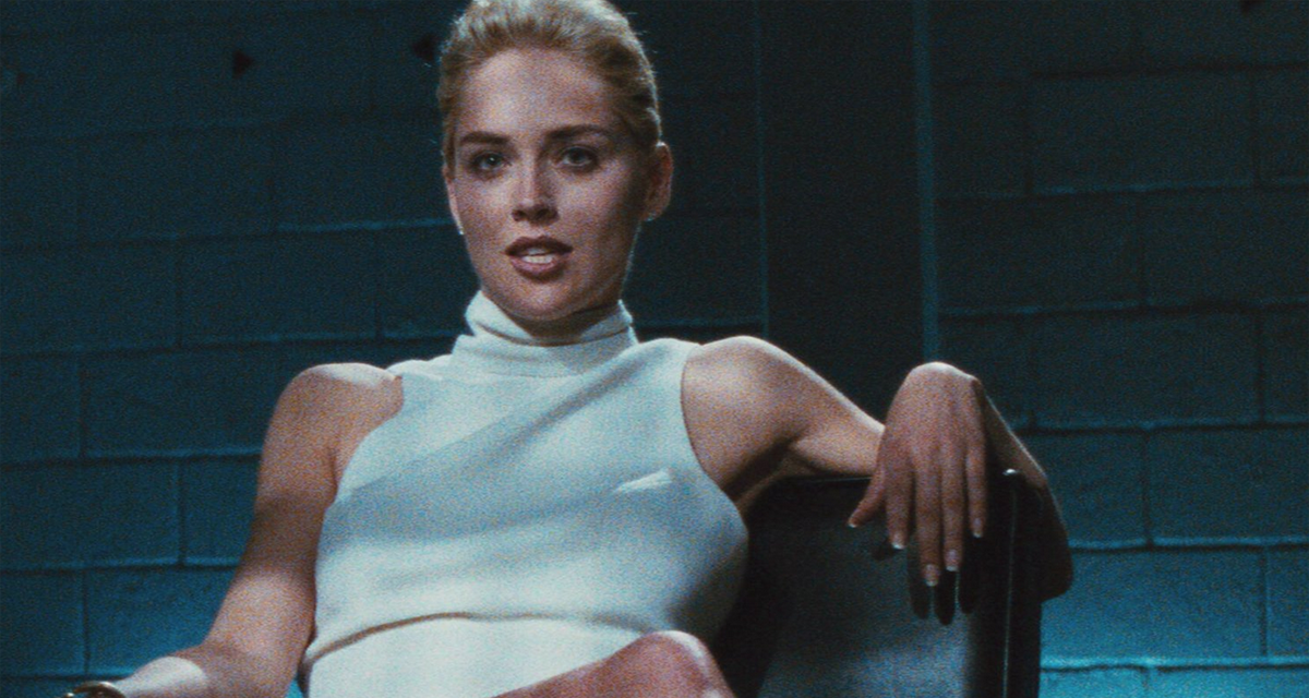 Sharon Stone Recreates Iconic 'Basic Instinct' Scene