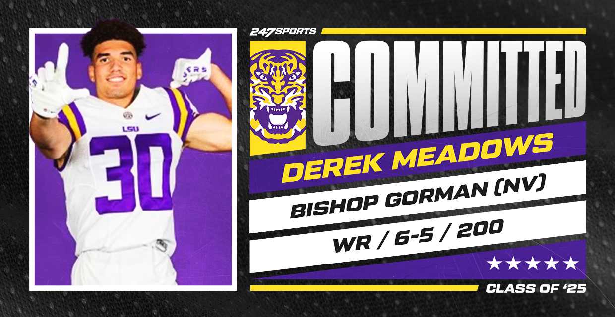 What is LSU getting in 5-star WR Derek Meadows? Stream of NCAA Football ...