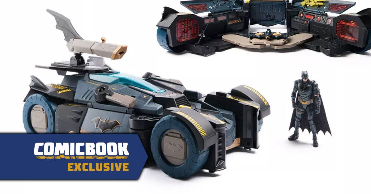 Spin Master Reveals Batman's Transforming Batmobile Playset, Dark ...