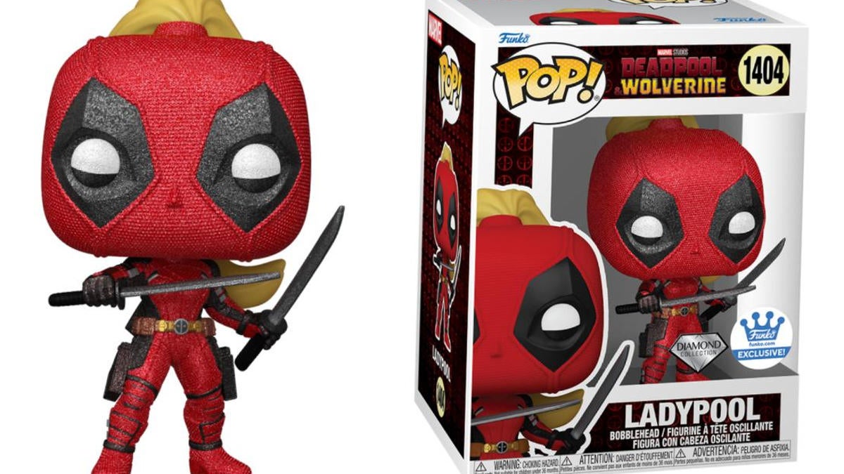 Deadpool & Wolverine Funko Pops Add An Exclusive Diamond Ladypool Figure