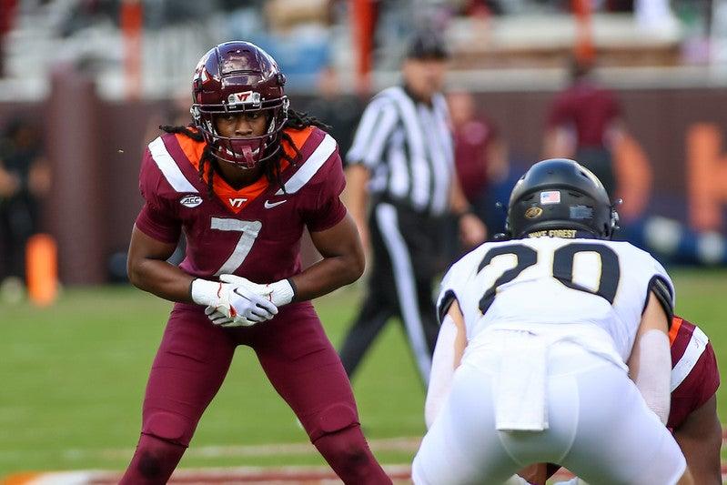 Virginia Tech's Keonta Jenkins becoming a mentor in the LB room Stream ...