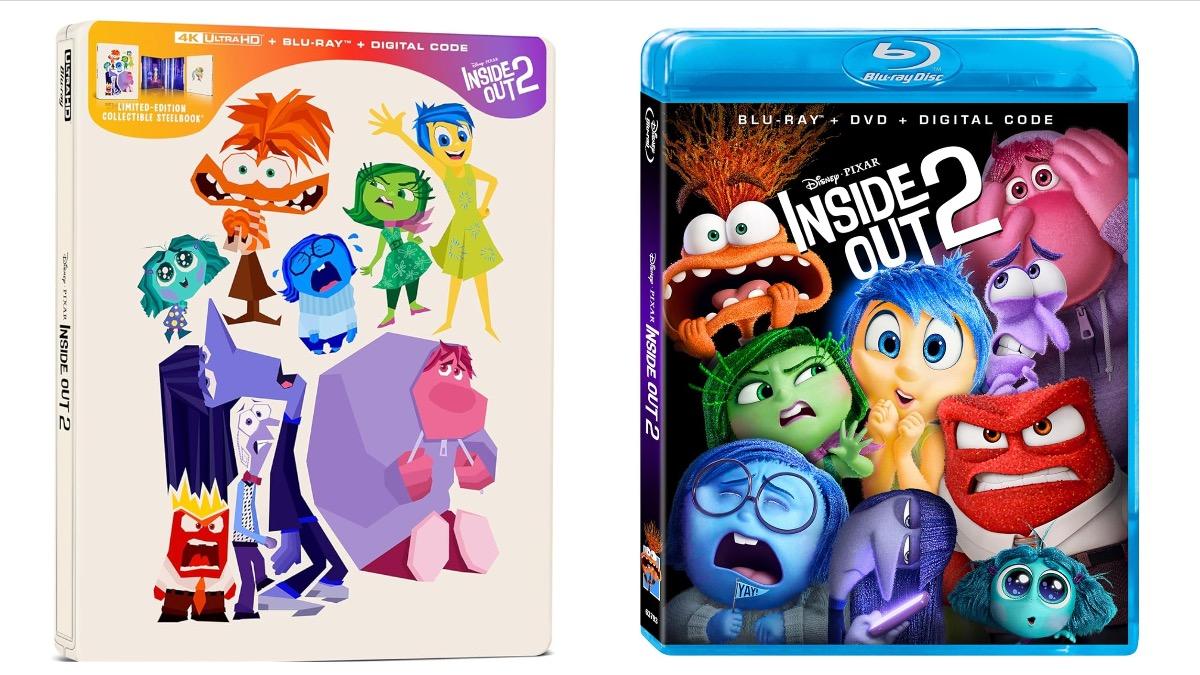 Inside Out 2 4K Steelbook and Blu-ray Release Date, Special Features