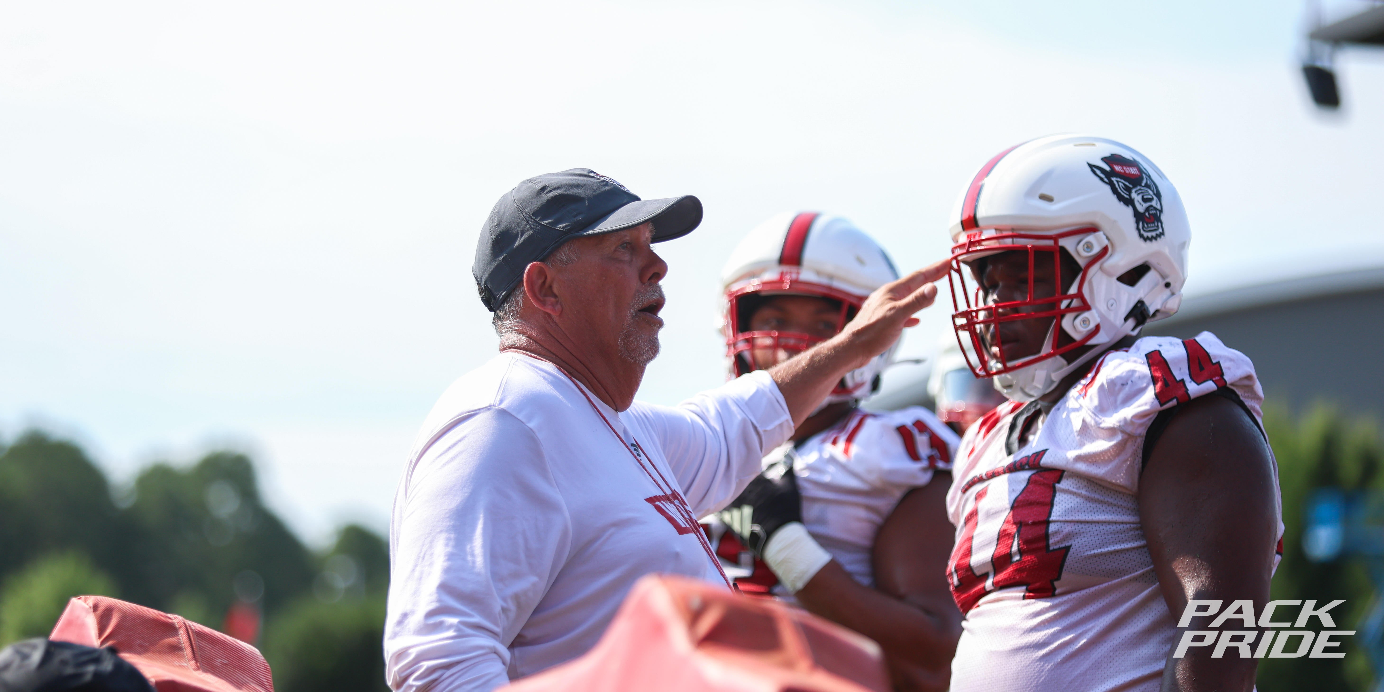 NC State DL coach Charley Wiles on fall camp, depth in the trenches ...