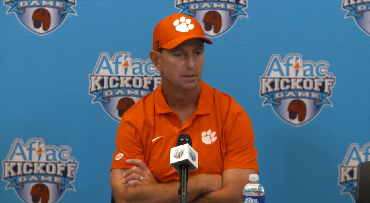 Dabo Swinney says "The biggest thing to me was missed opportunities in ...