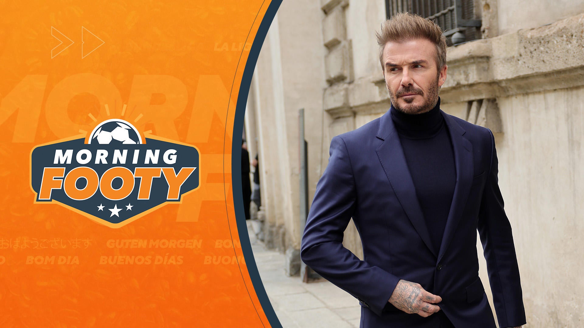 Reactions To David Beckham On UCL Today! - Morning Footy Stream of ...