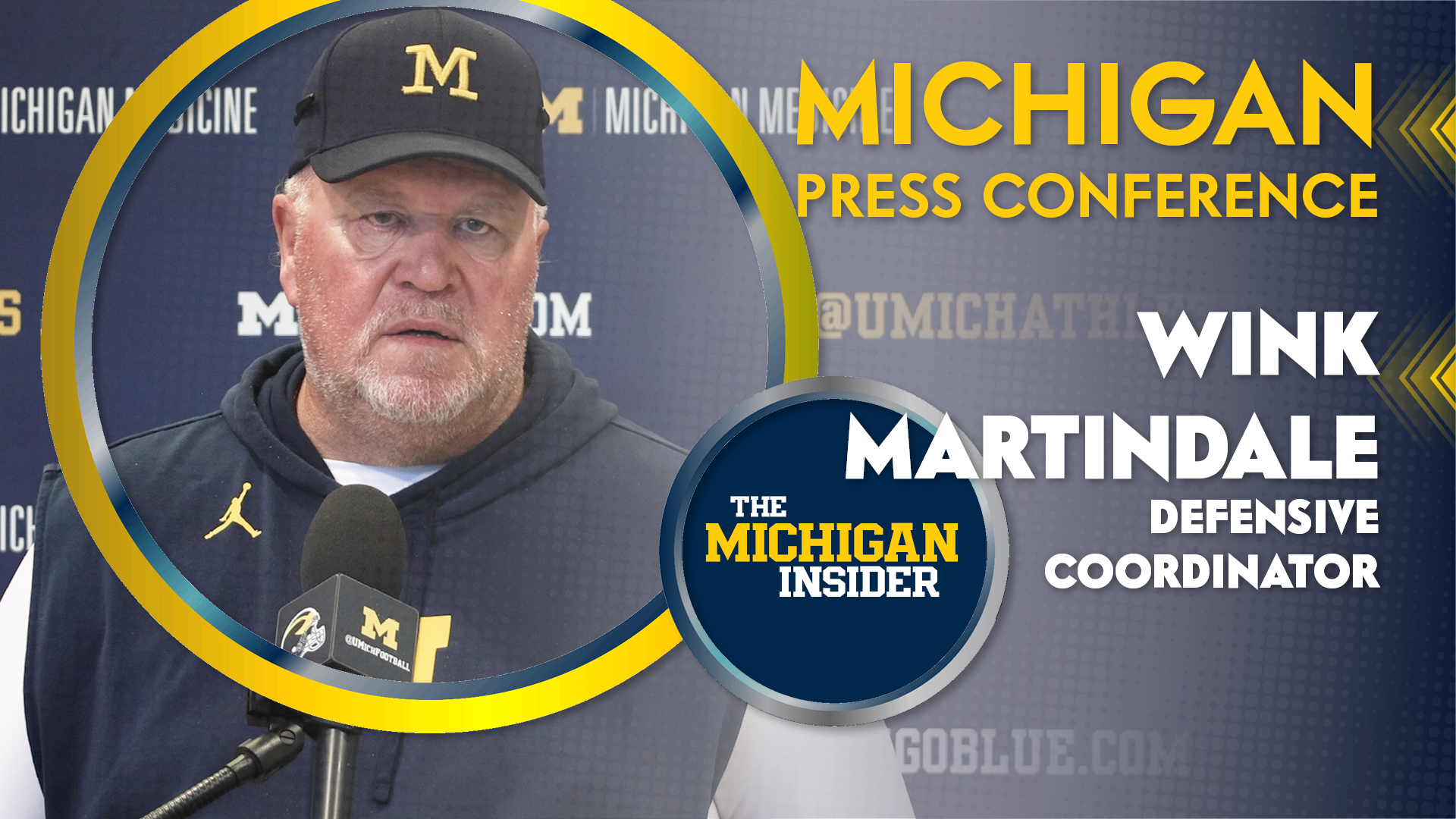 Michigan DC Wink Martindale - We Played Great Situational Football, We ...