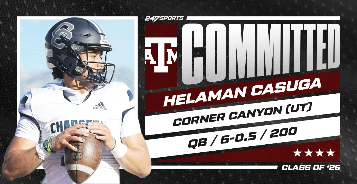 The moment 4-star QB Helaman Casuga committed to Texas A&M Stream of General Videos - CBSSports.com