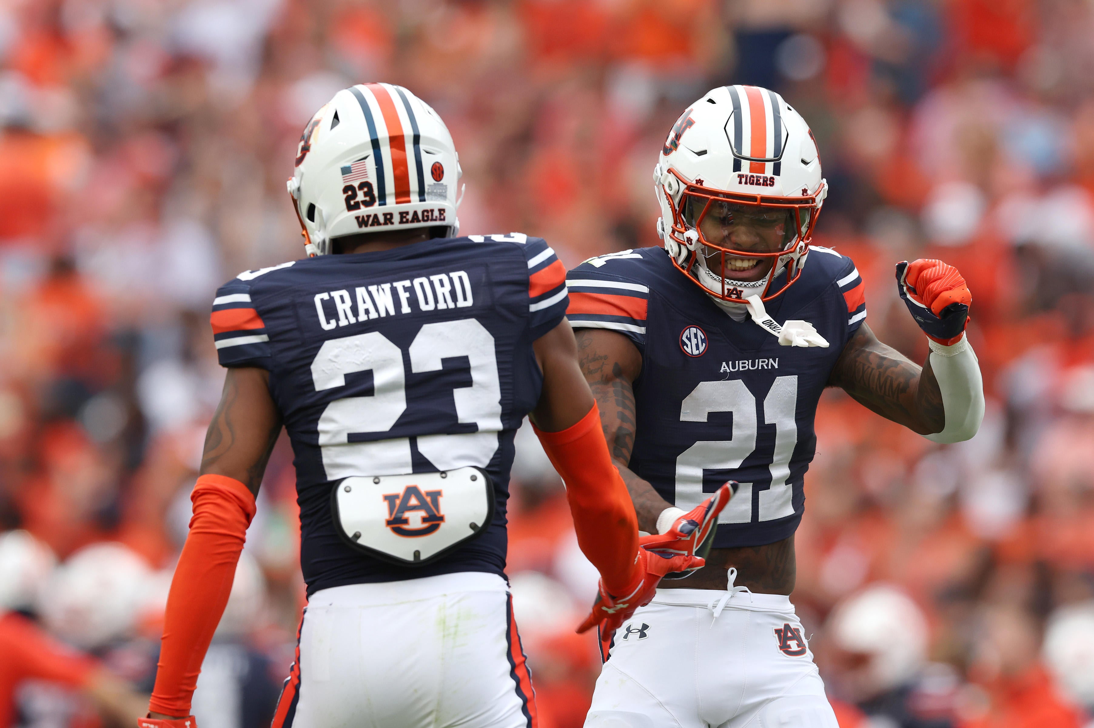 Auburn CB Jay Crawford discusses stepping into early starting role as a ...