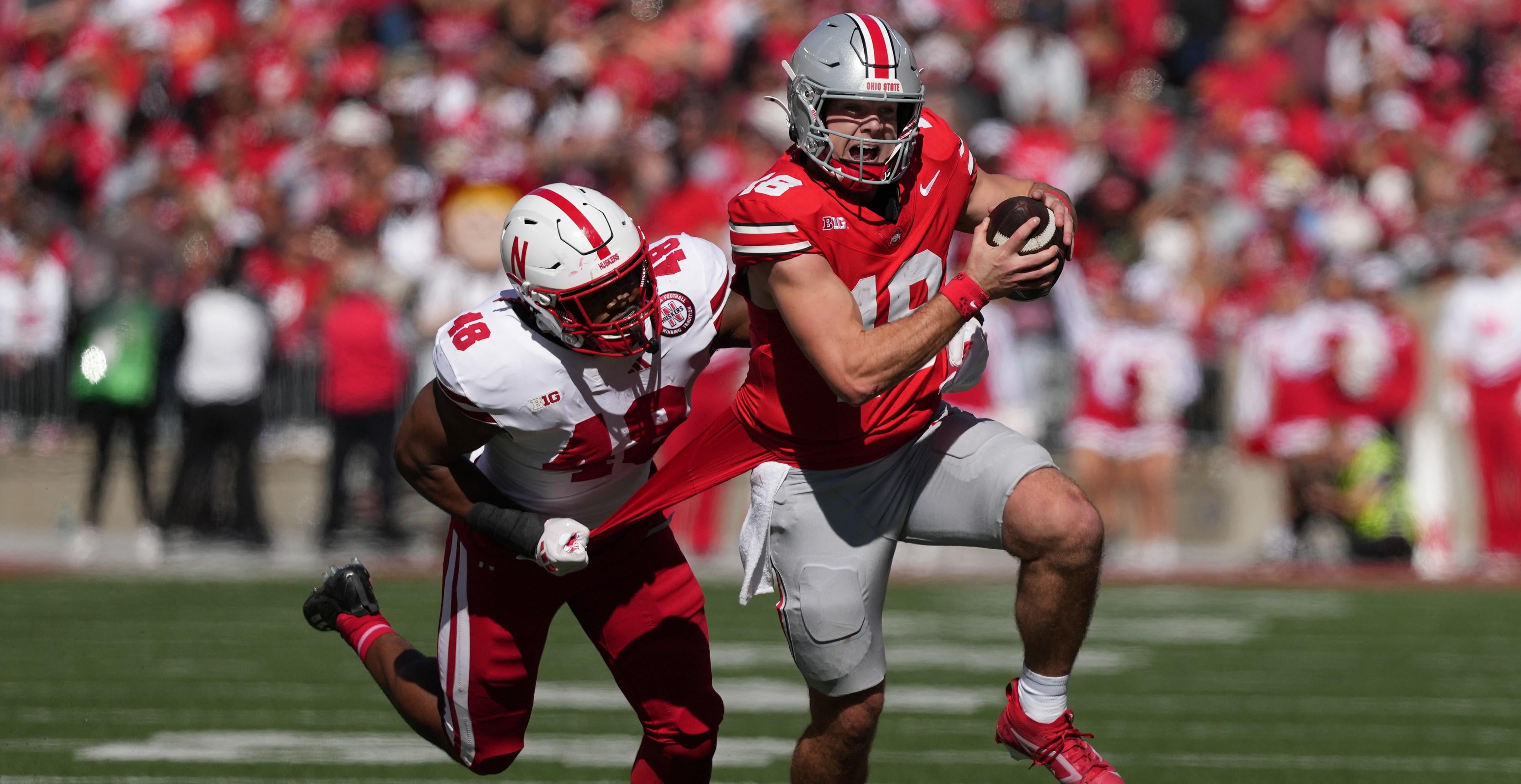 Nebraska's Matt Rhule on what the Huskers do well after eight games ...