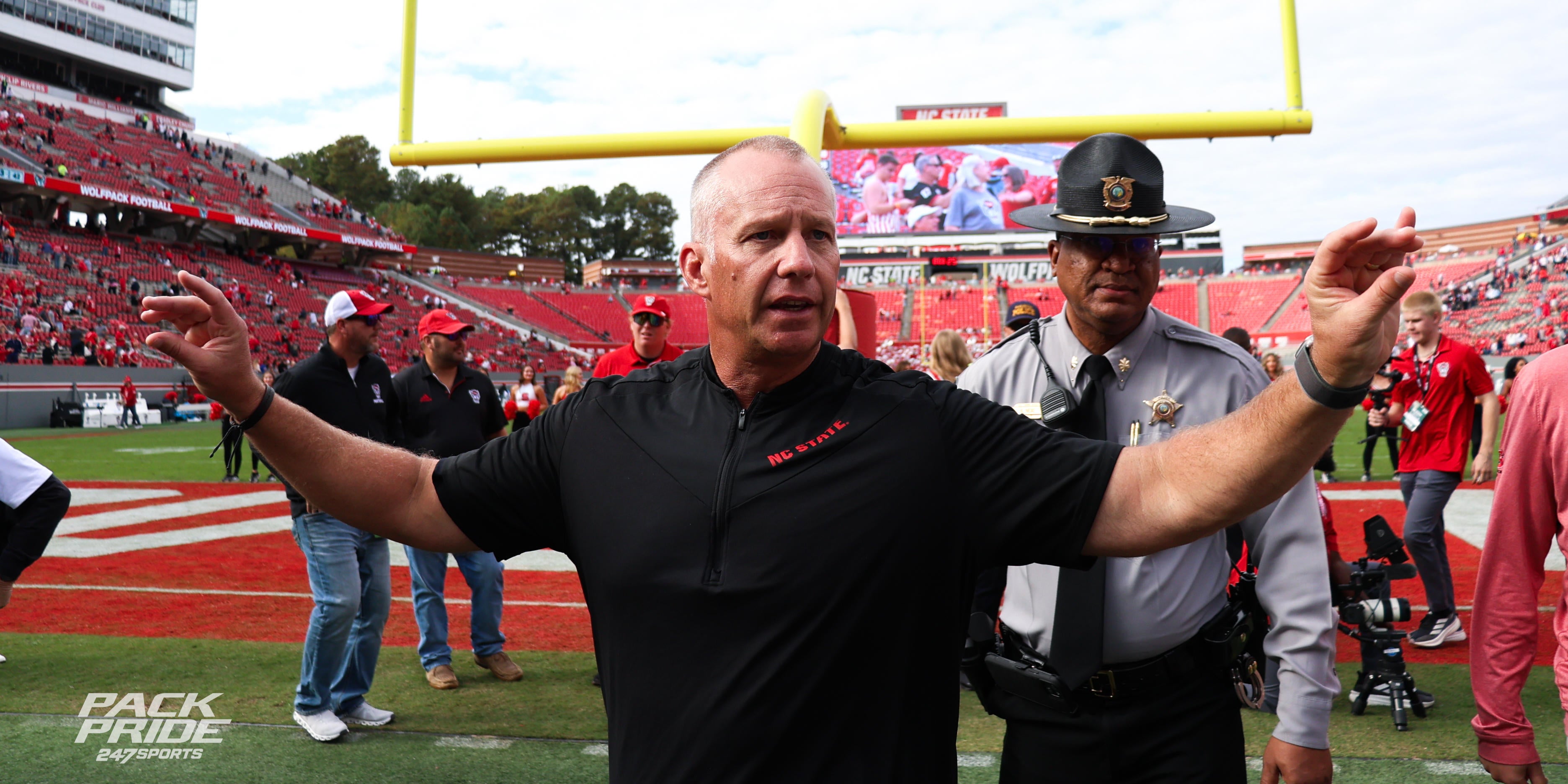 NC State head coach Dave Doeren: 'To run the football, it takes ...