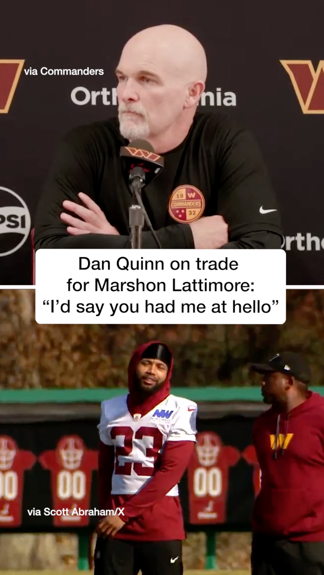 Dan Quinn says it was an easy decision to trade for Marshon Lattimore ...