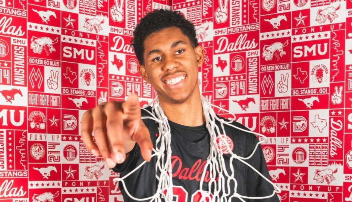 The moment 4-star PF Nigel Walls committed to SMU Stream of General ...