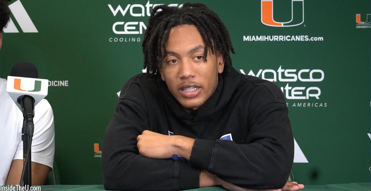 Miami's Nijel Pack on the backcourt and reviewing first two games ...