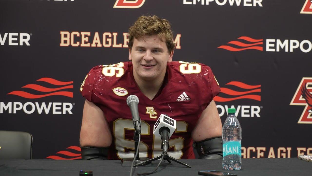 Center Drew Kendall discusses big win over UNC, bowl eligibility Stream ...