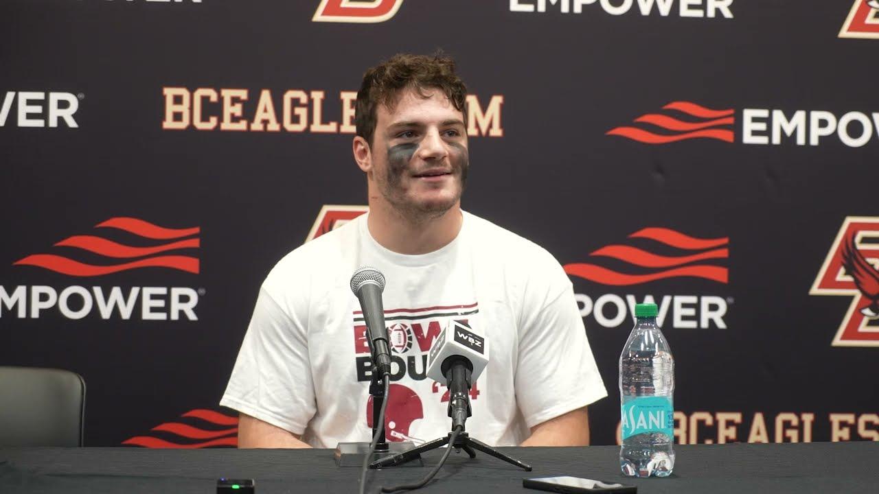 LB Joe Marinaro discusses interception, big plays shutting down UNC ...