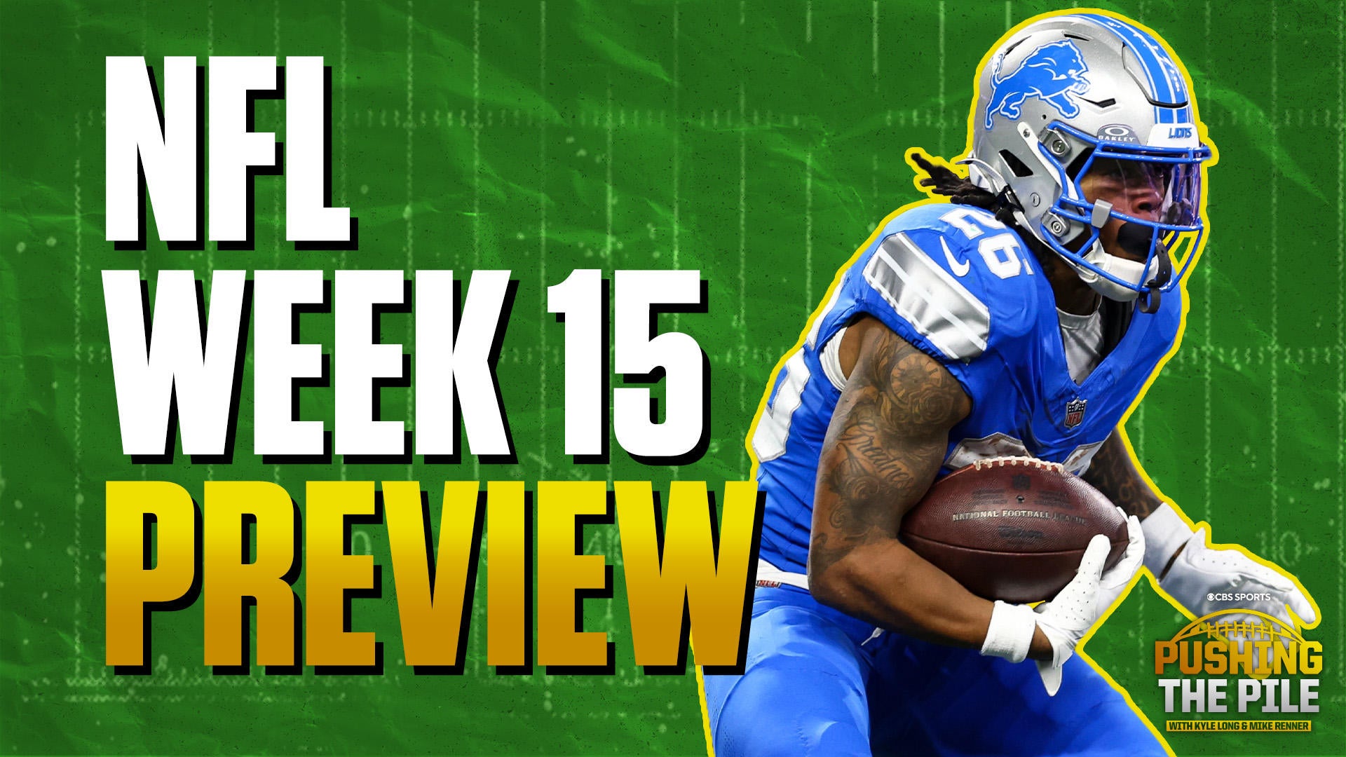 Pushing the Pile - Week 15 NFL Preview & Picks: Bills-Lions Showdown ...