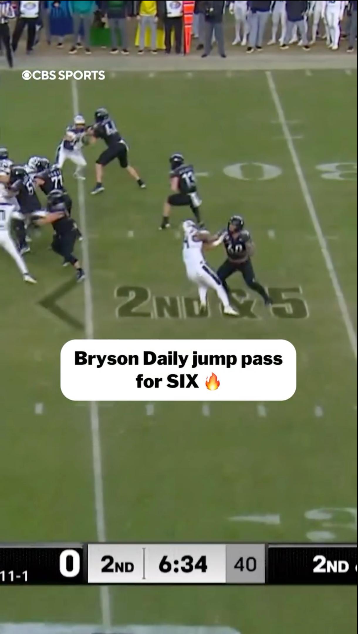 Bryson Daily jump pass for SIX Stream of General Videos - CBSSports.com