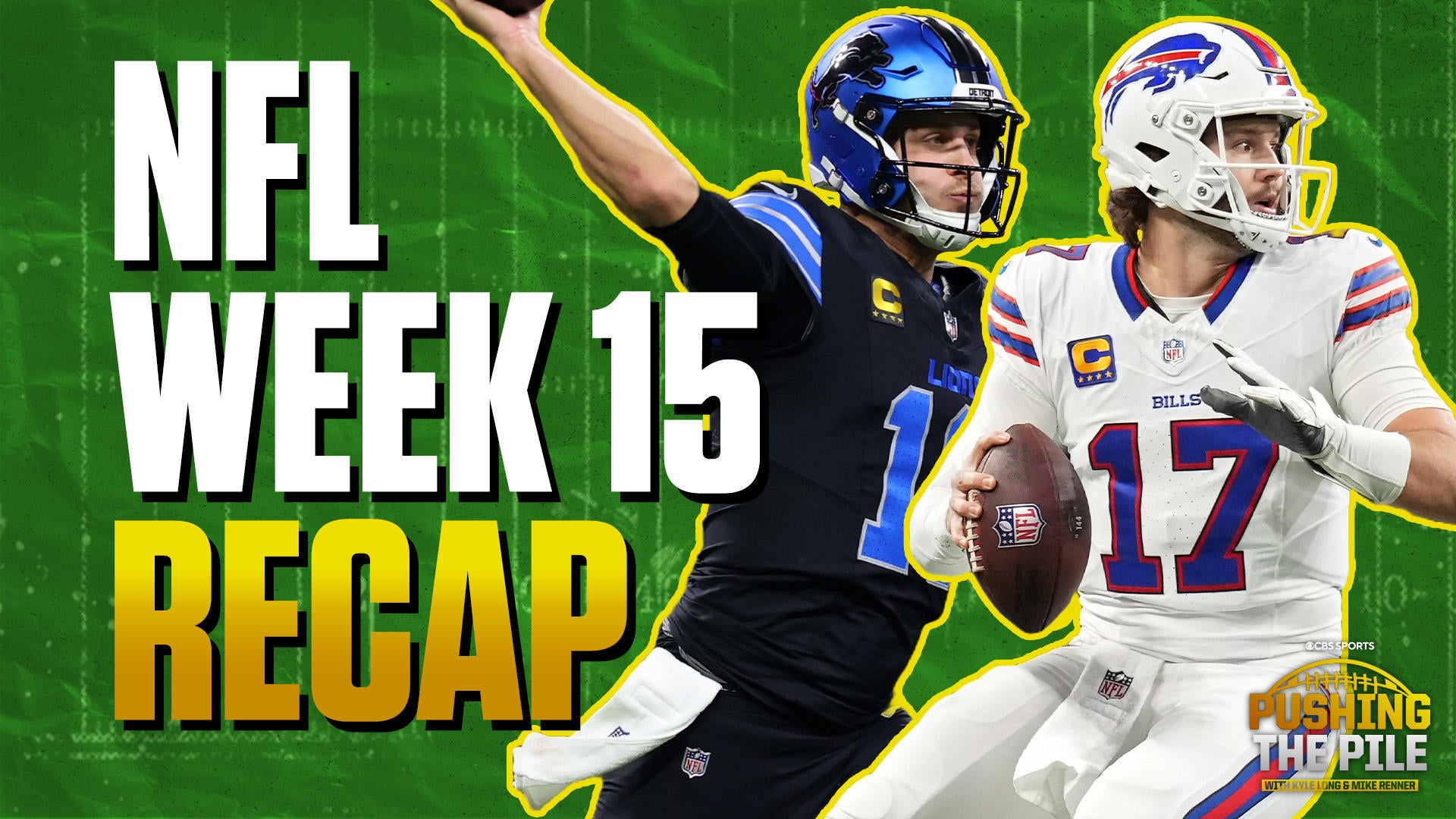 Pushing the Pile - NFL Week 15 Recap: Bills beat Lions, Eagles air it ...