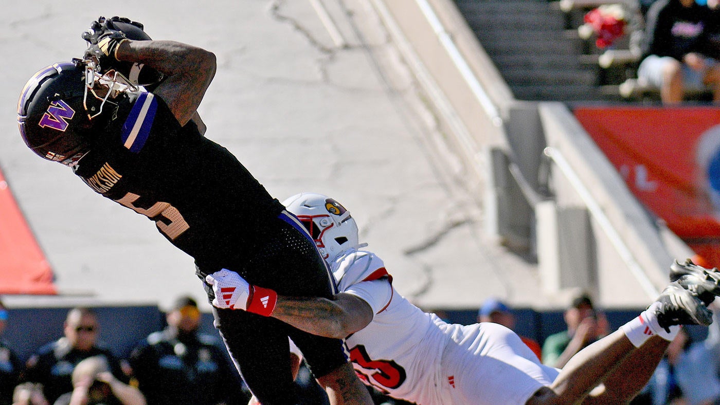 Four TD catches for Washington's Giles Jackson not enough in Sun Bowl ...