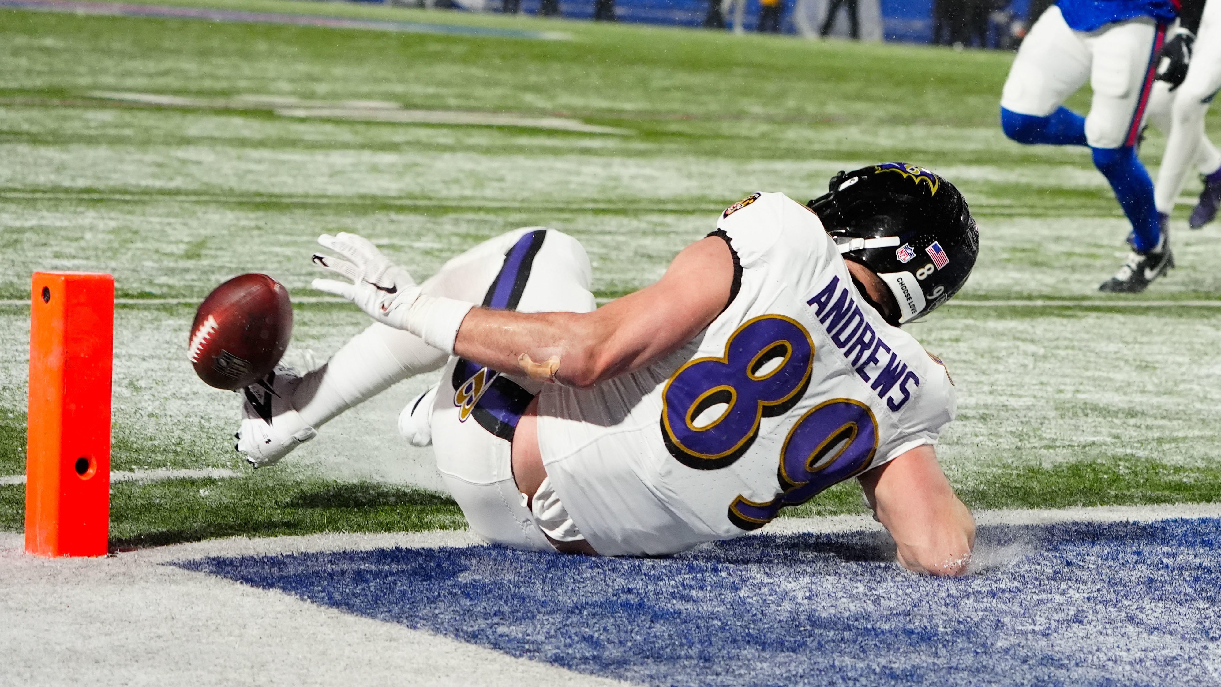 HE DROPPED IT! Ravens' Mark Andrews can't hang on to tying 2-point ...