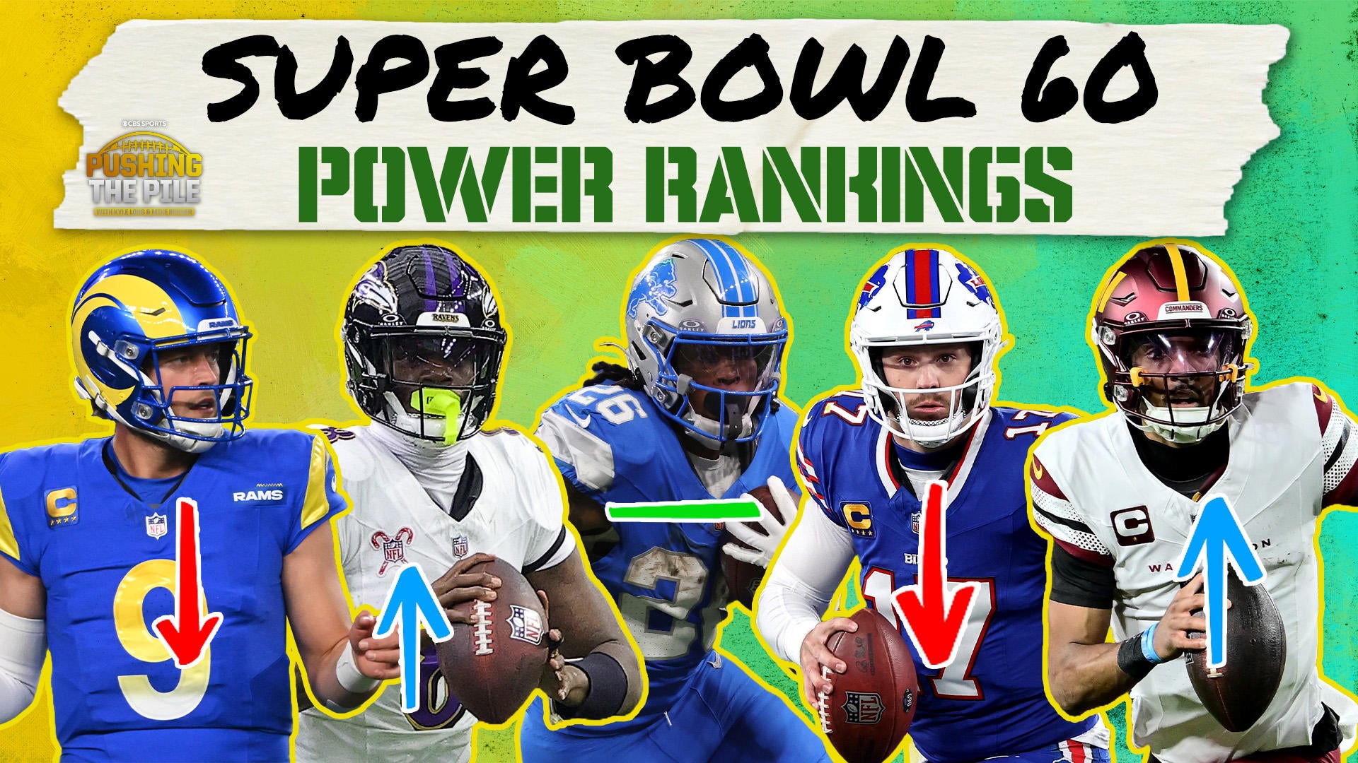 Pushing the Pile - Super Bowl LX Power Rankings: Which playoff teams ...