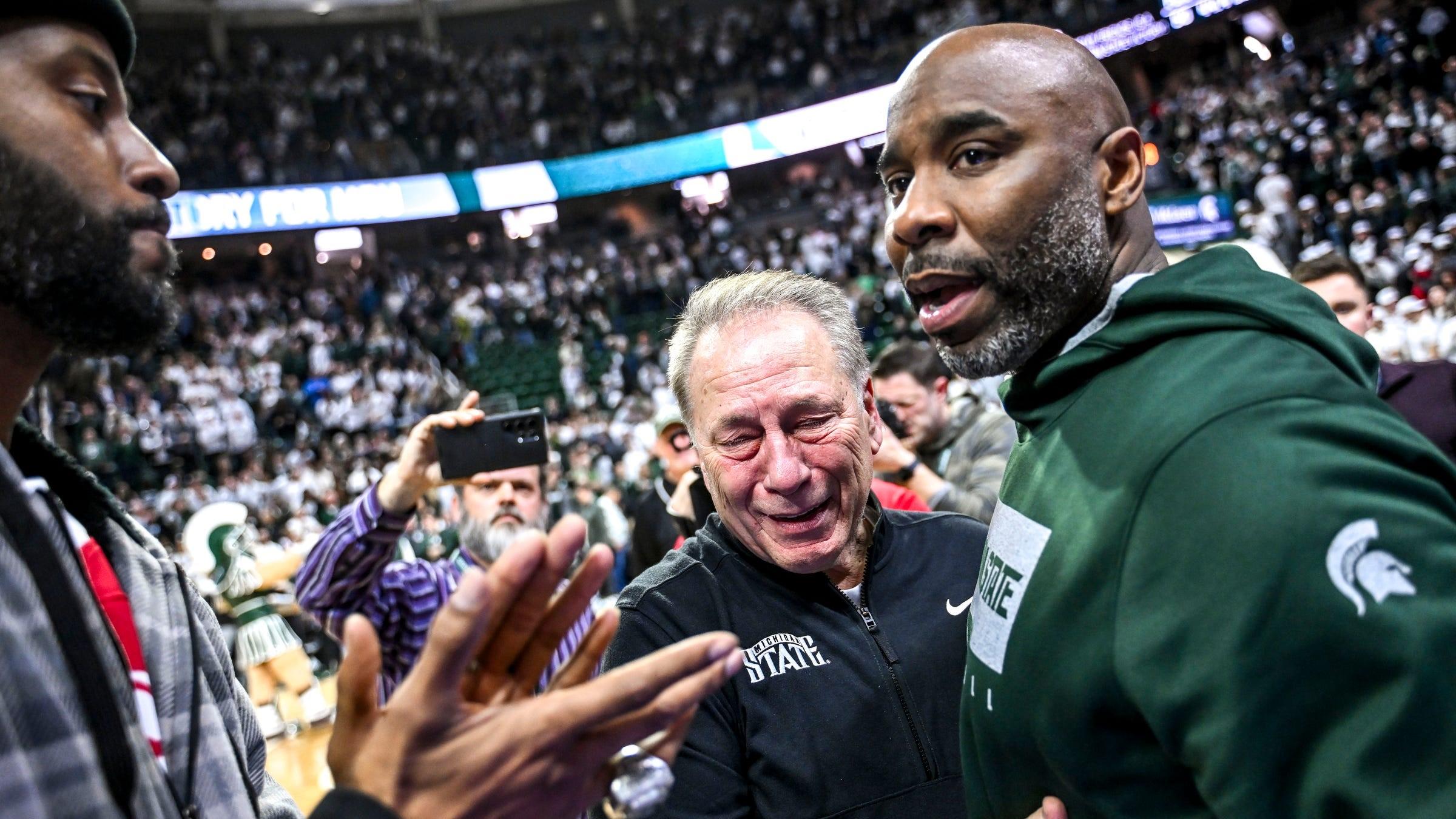 Tom Izzo 'honored' to tie Bob Knight's all-time Big Ten wins record ...