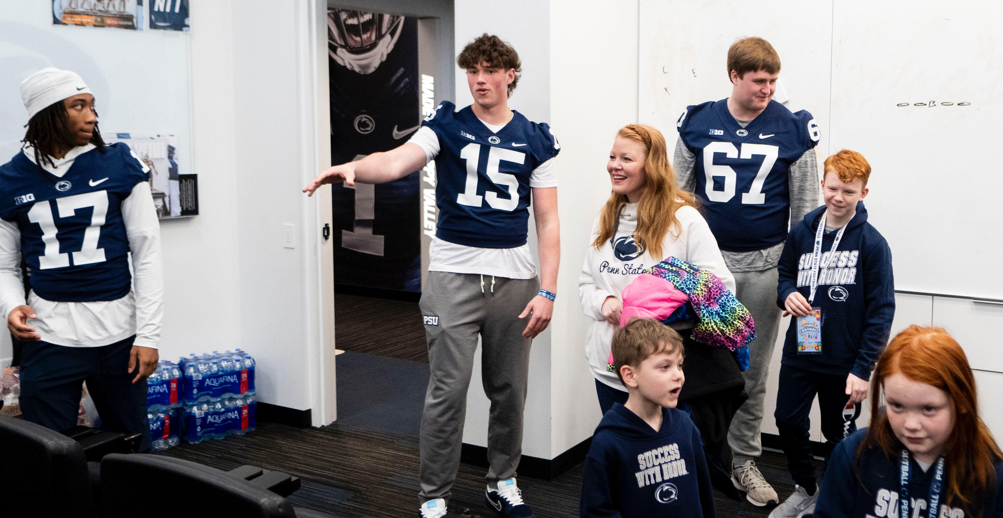 THON Explorers Welcomed To Penn State Football's Lasch Building Stream ...