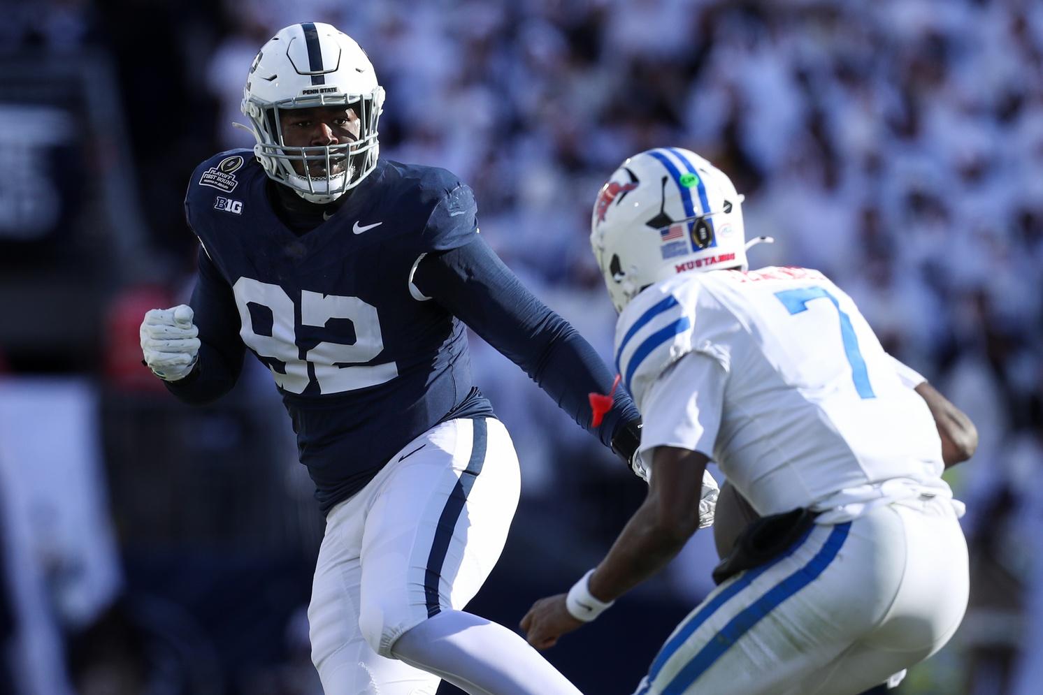 Penn State DL Transfer Smith Vilbert Will Help UNC in Multiple Ways ...