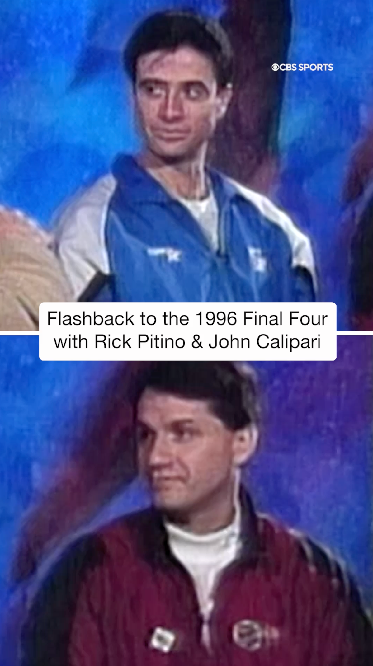 Flashback of Rick Pitino & John Calipari at the 1996 Final Four Stream ...