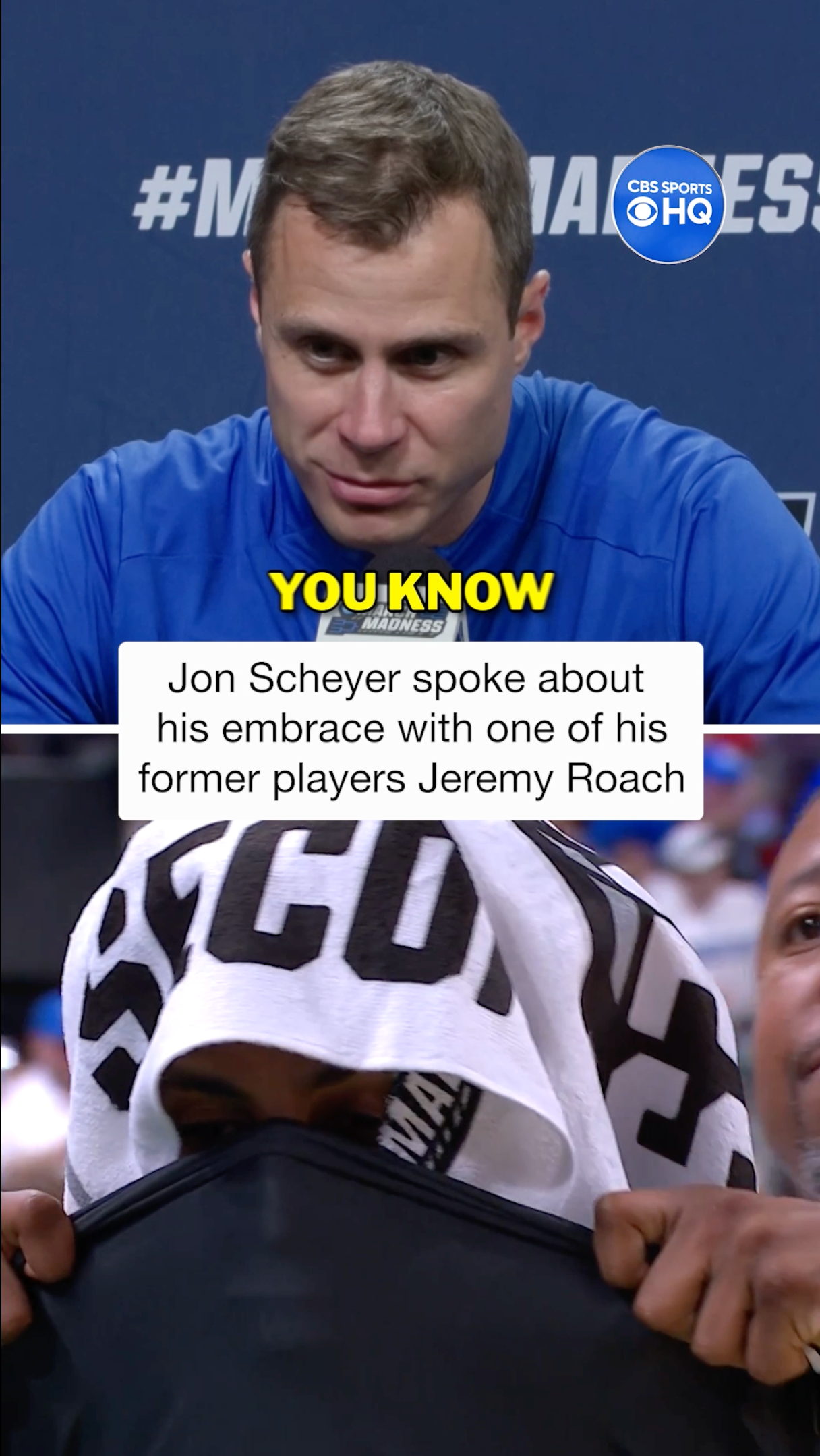 Jeremy Roach shared a moment with his former coach Jon Scheyer after ...