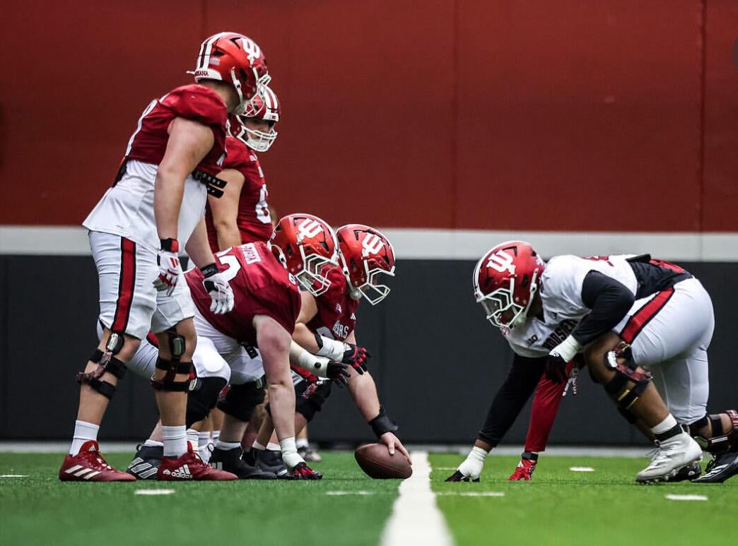 Indiana's offensive line is banged up in spring camp, but Curt Cignetti ...