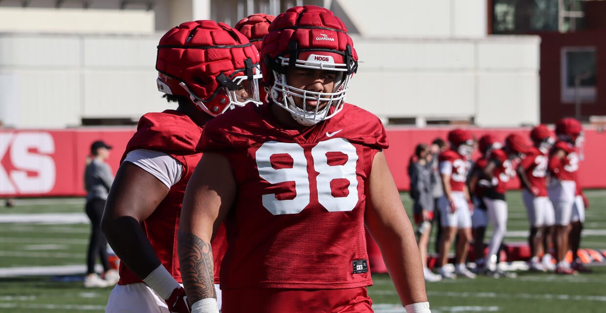 Watch Arkansas' defensive line go through spring practice Stream of ...