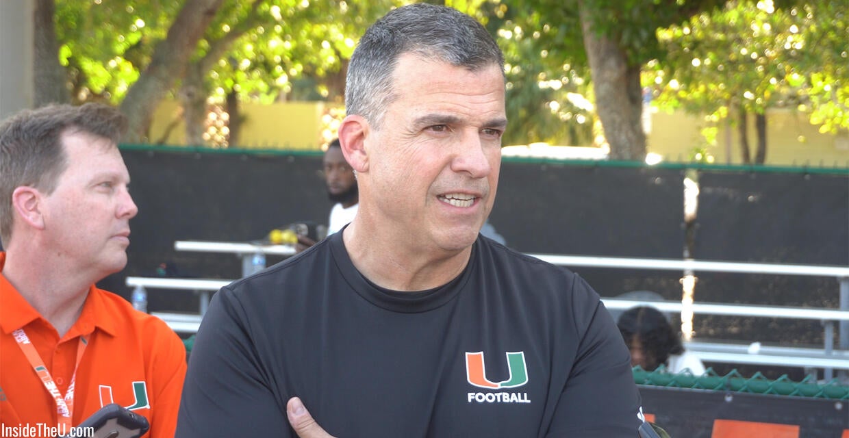 Miami's Mario Cristobal reviews spring game and freshman standouts ...