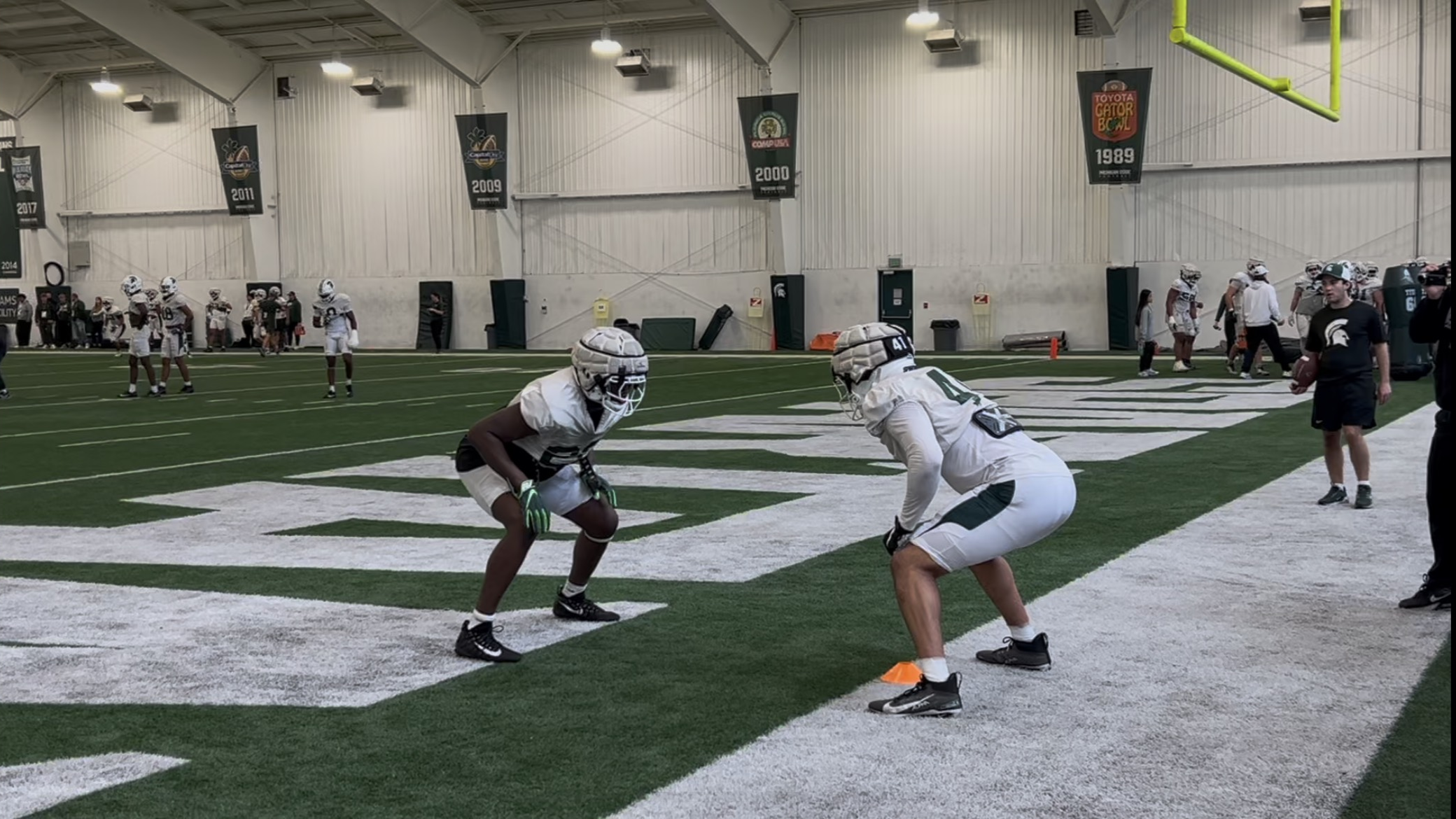 Michigan State football: Practice clips from Day 13 of spring ball ...