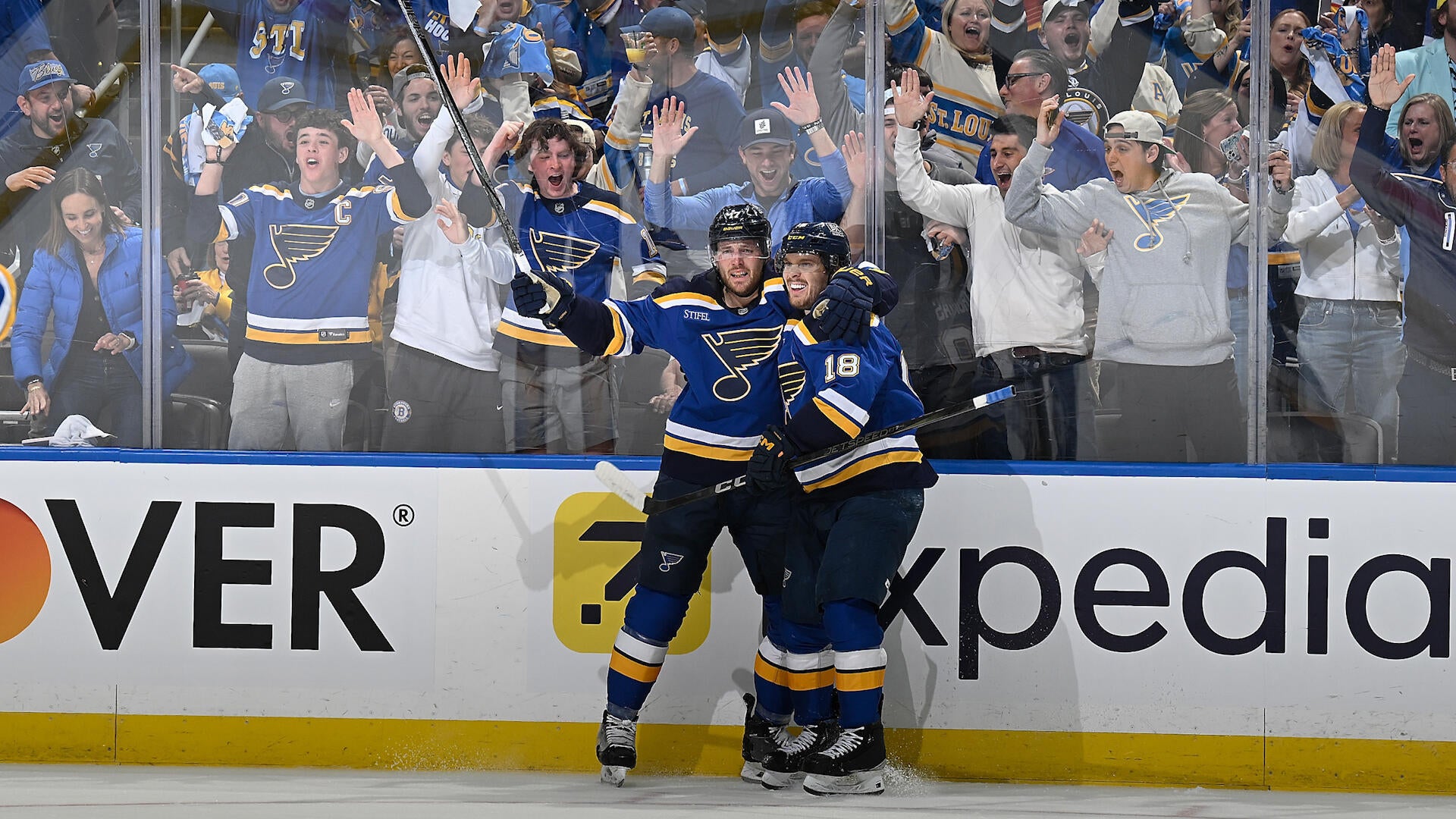 First Round Game 3 Highlights: Jets at Blues Stream of National Hockey ...