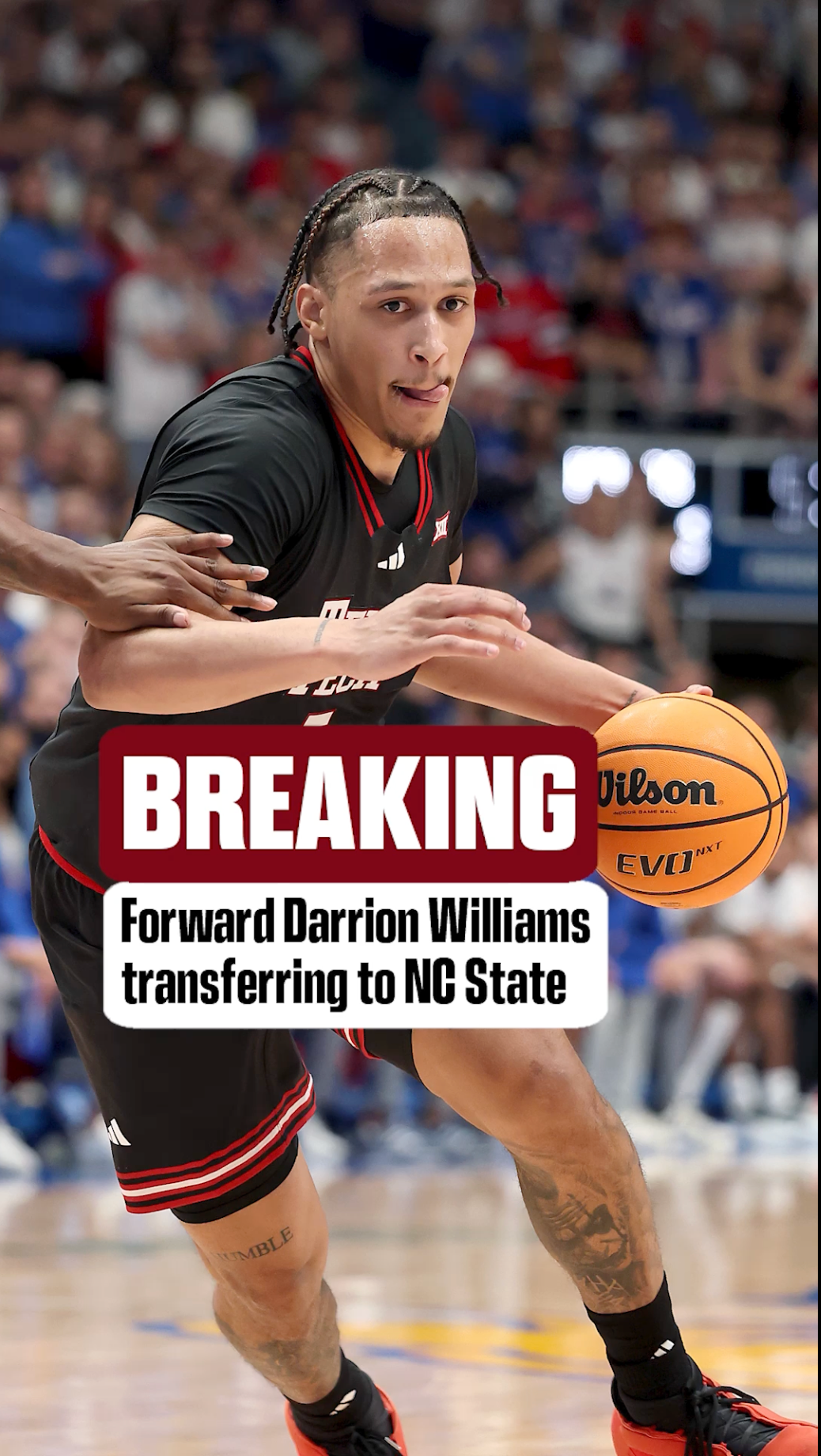 Darrion Williams will join new NC State Head Coach Will Wade for the ...